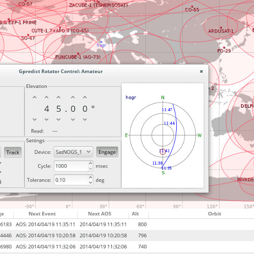 gpredict – SatNOGS